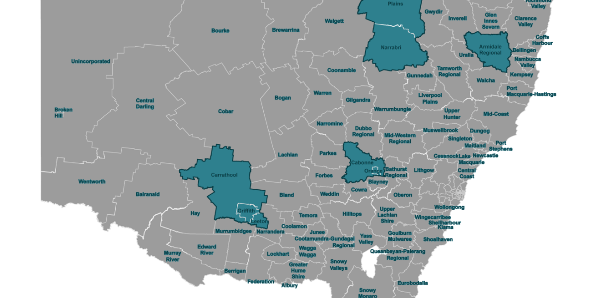How the regions were selected? — NSW DPIRD