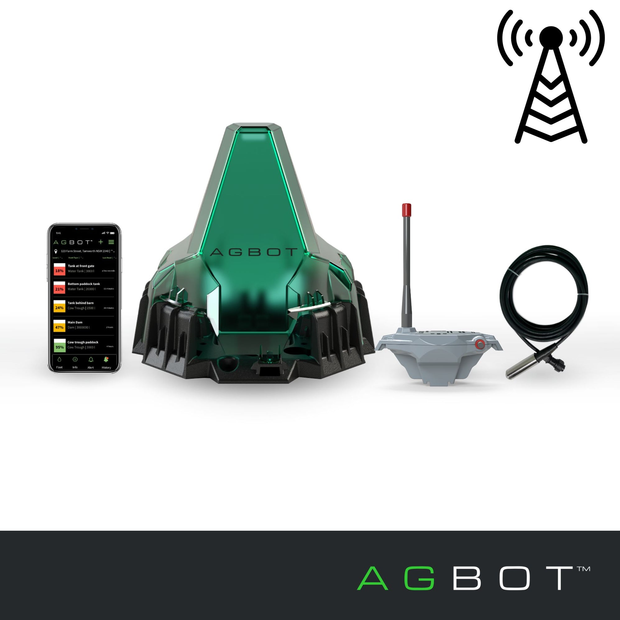 Agbot Liquid Level Monitor - 3 Meter Sensor - Cellular — NSW DPIRD
